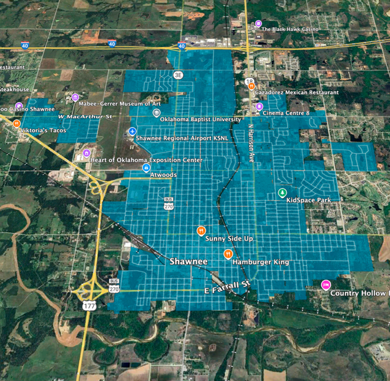 Bluepeak Fiber Internet in Shawnee, Oklahoma | Check Availability